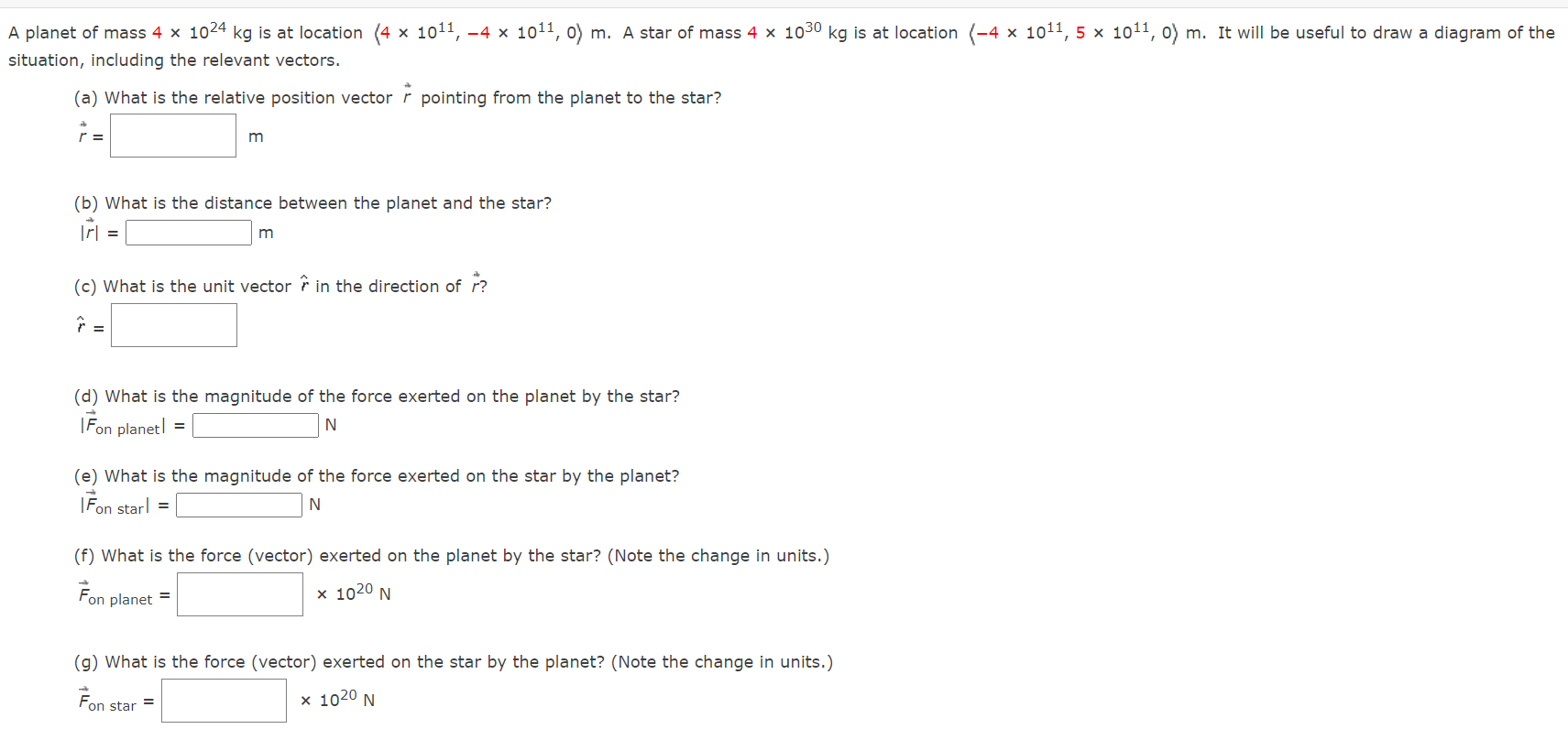 Solved situation, including the relevant vectors. (a) What | Chegg.com