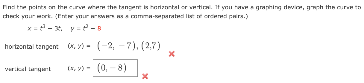 Solved Find the points on the curve where the tangent is | Chegg.com
