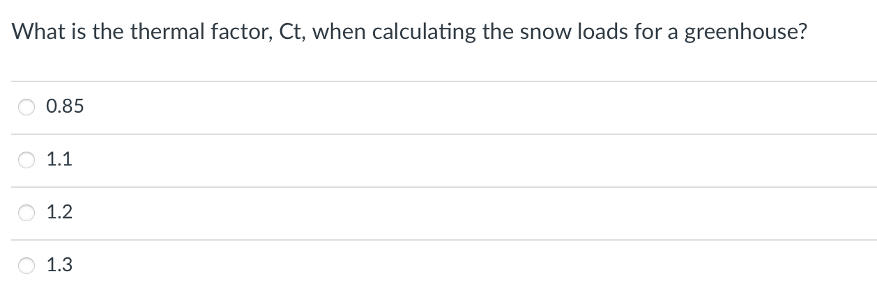Solved What is the thermal factor, Ct, when calculating the | Chegg.com
