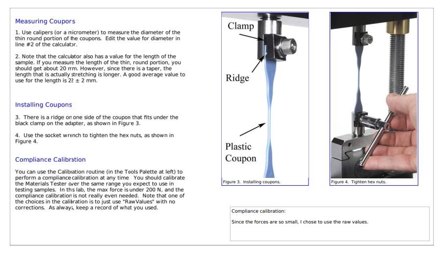 Solved Lab 08: Tensile Testing Plastic Coupons Introduction | Chegg.com