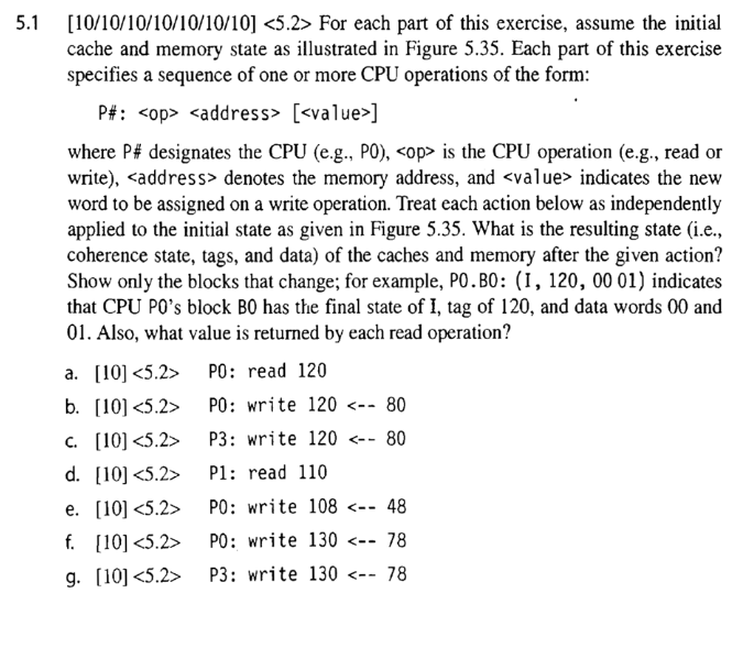 (Solved) : 0 10 10 10 10 10 10 Part Exercise Assume Initial Cache ... (Solved) : 0 10 10 10 10 10 10 Part Exercise Assume Initial Cache ...