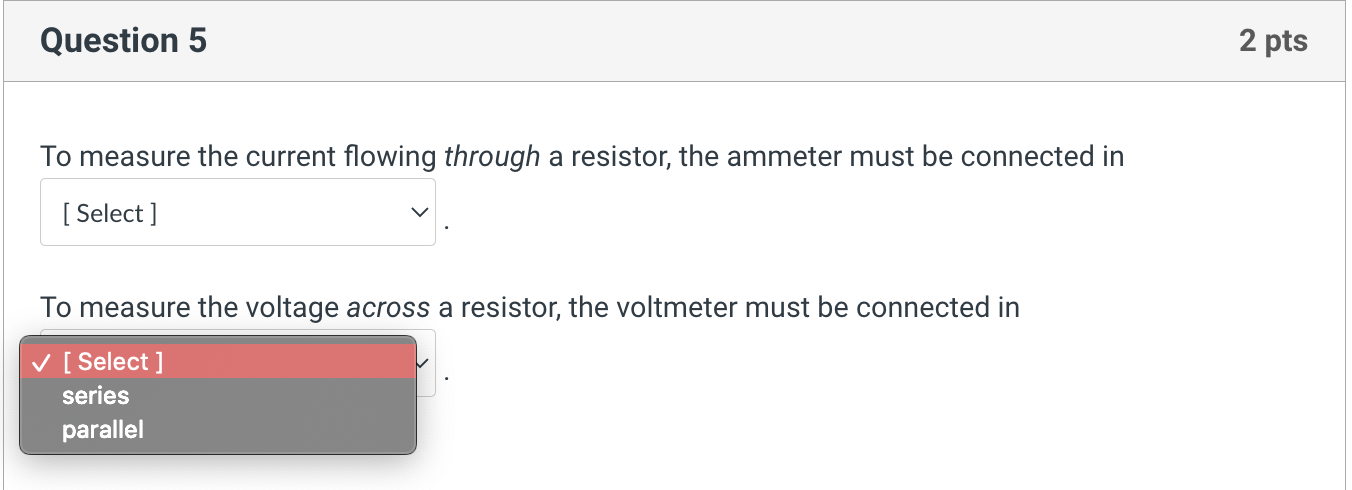 Solved To measure the current flowing through a resistor, | Chegg.com