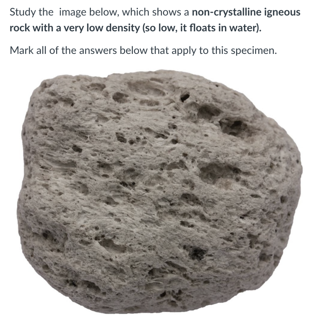 Solved Study the image below, which shows a non-crystalline | Chegg.com