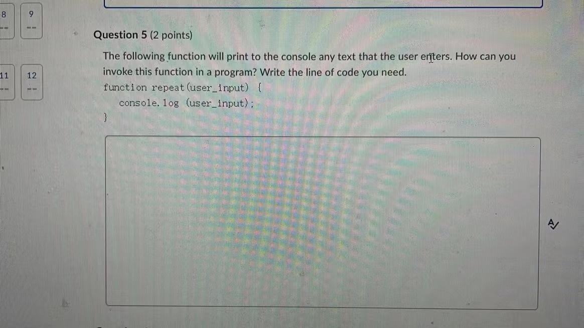 Solved Question 4 (2 points) Describe, in your own words, | Chegg.com