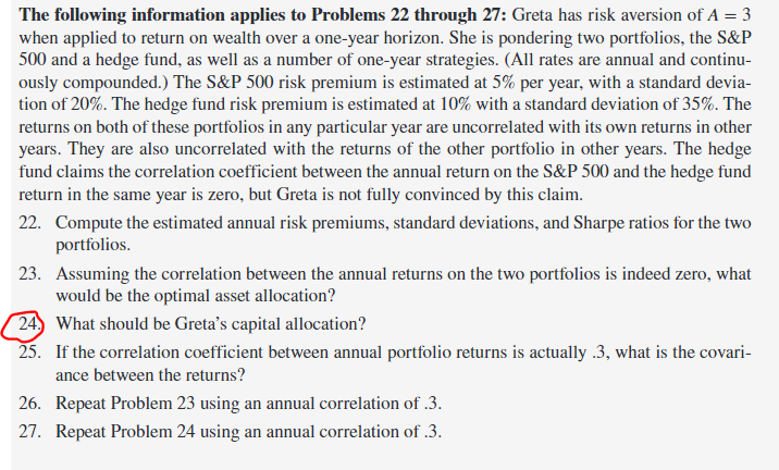 Solved The following information applies to Problems 22 | Chegg.com