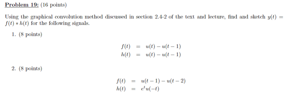 Problem 19: (16 ﻿points)Using the graphical | Chegg.com