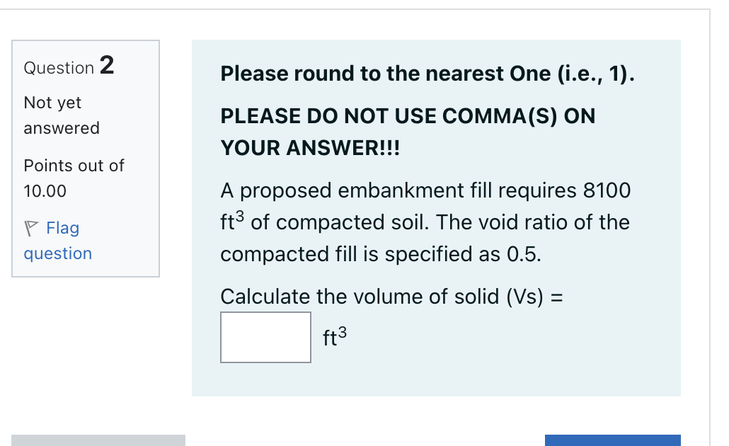 Please round to the nearest One (i.e., 1). Calculate | Chegg.com