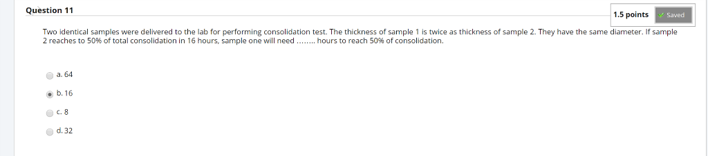 Solved Question 11 1.5 points Two identical samples were | Chegg.com