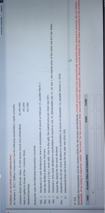 Solved Problem 14-1A (Part Level Submission) On January 1, | Chegg.com