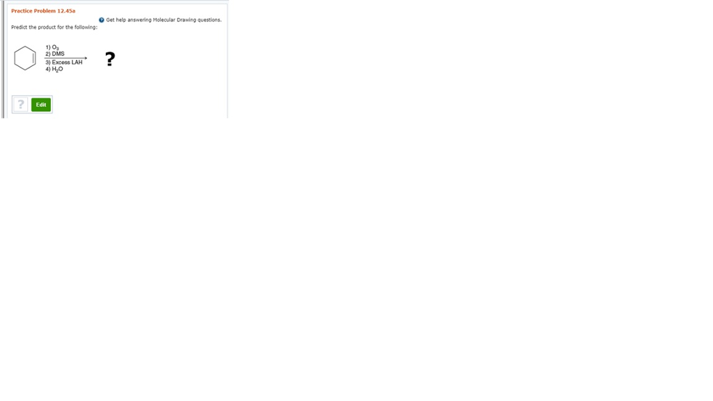 Solved Practice Problem 12.45a Get help answering Molecular | Chegg.com