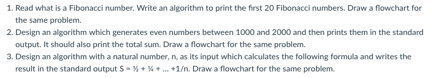 Solved 1. Read what is a Fibonacci number. Write an | Chegg.com
