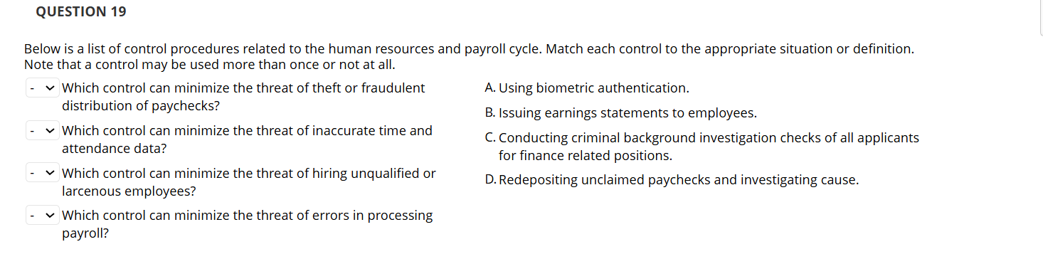 Solved QUESTION 19:(PLEASE VIEW PICTURE BEFORE | Chegg.com