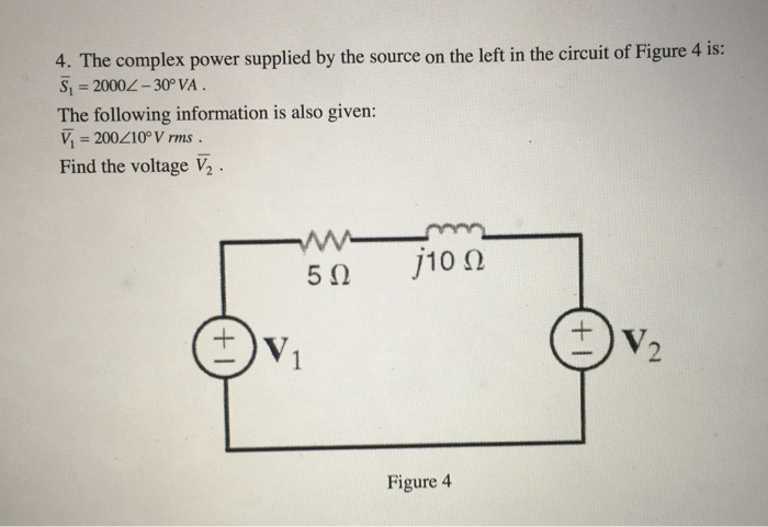 Solved 4. The complex power supplied by the source on the | Chegg.com