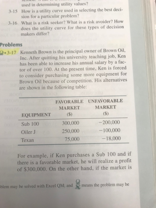 Solved used in determining utility values? How is a utility | Chegg.com