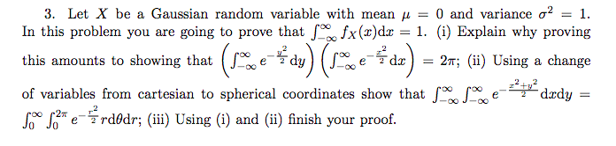 Solved 3 Let X Be A Gaussian Random Variable With Mean μ0 7450