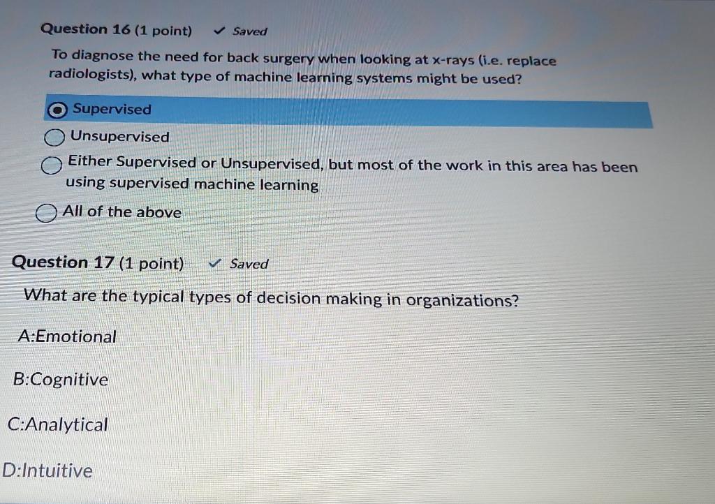 Solved Question 1 ( 1 point) Saved Cause-and-effect | Chegg.com