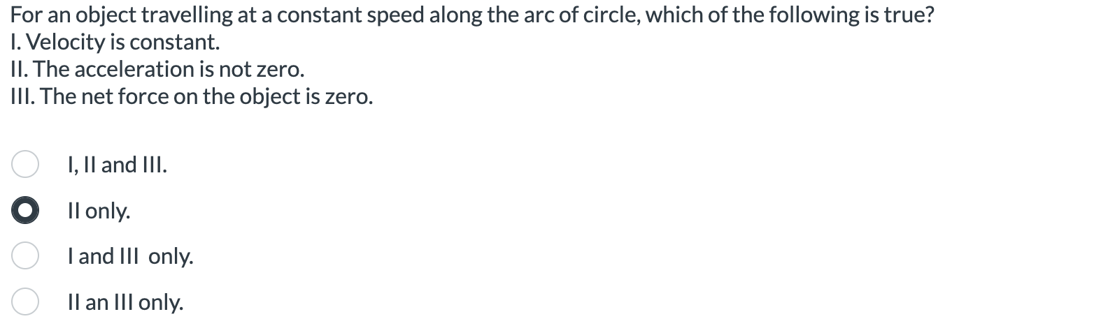 Solved For an object travelling at a constant speed along | Chegg.com