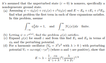 Solved Consider the normalized) eigenvalue problem for the | Chegg.com