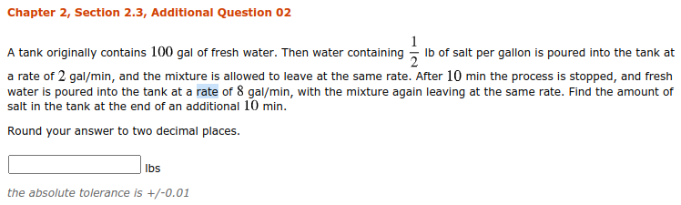 Solved Chapter 2, Section 2.3, Additional Question 02 1 A | Chegg.com