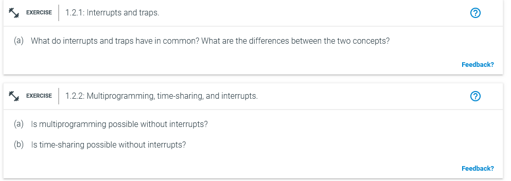 Solved (a) What do interrupts and traps have in common? What | Chegg.com