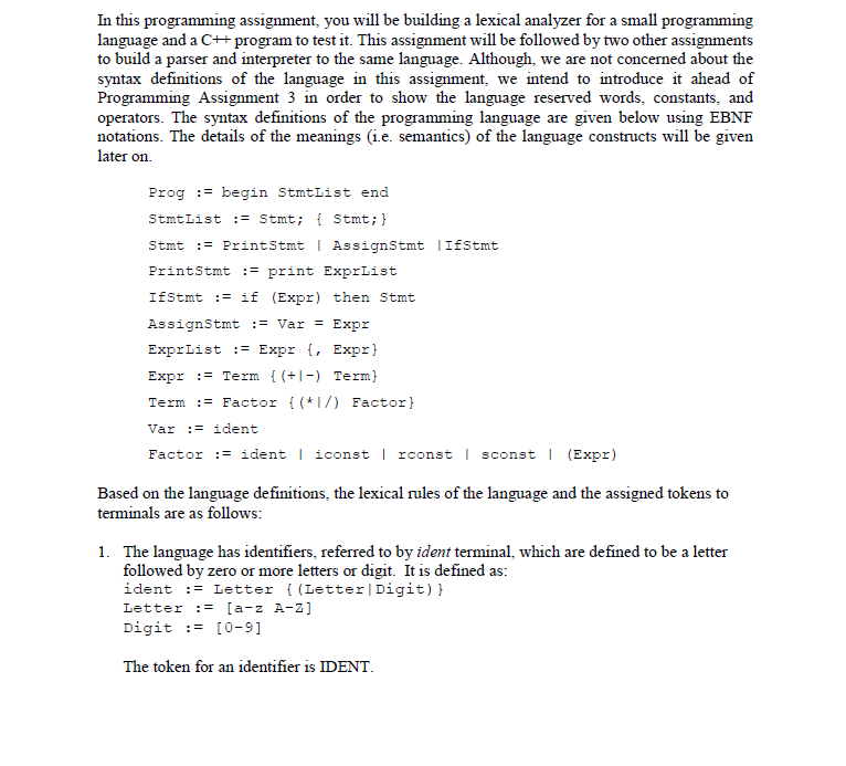 In this programming assigment, you will be building a | Chegg.com