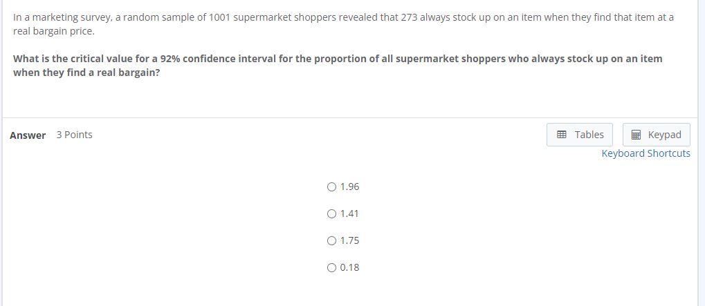 Solved In a marketing survey, a random sample of 1001 | Chegg.com