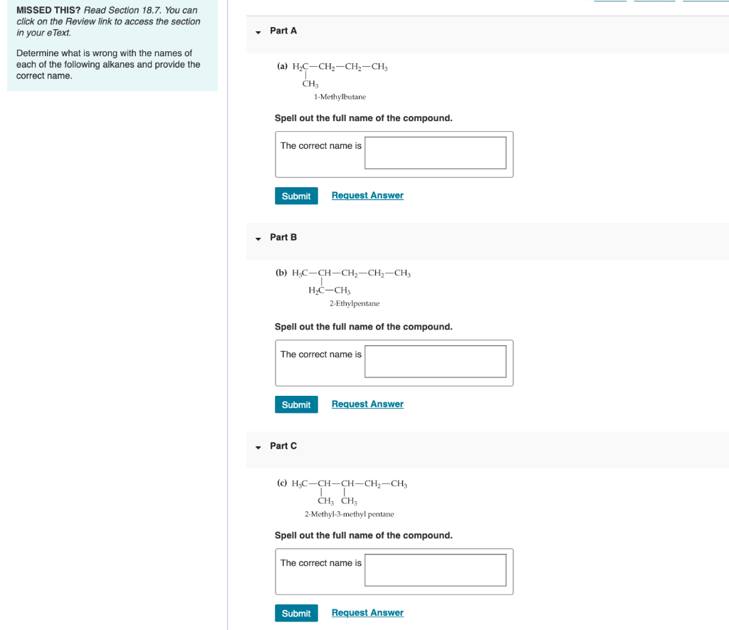 Solved MISSED THIS? Read Section 18.7. You can click on the | Chegg.com