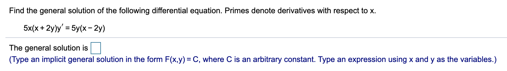 Solved Find the general solution of the following | Chegg.com