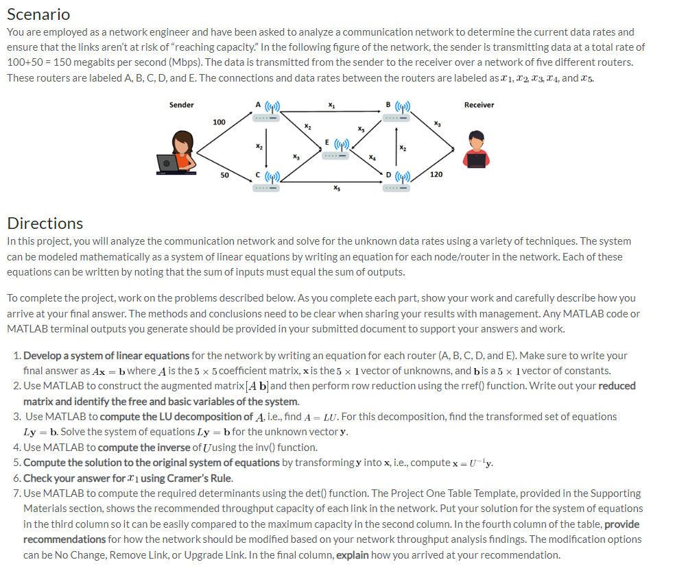 Scenario You are employed as a network engineer and | Chegg.com