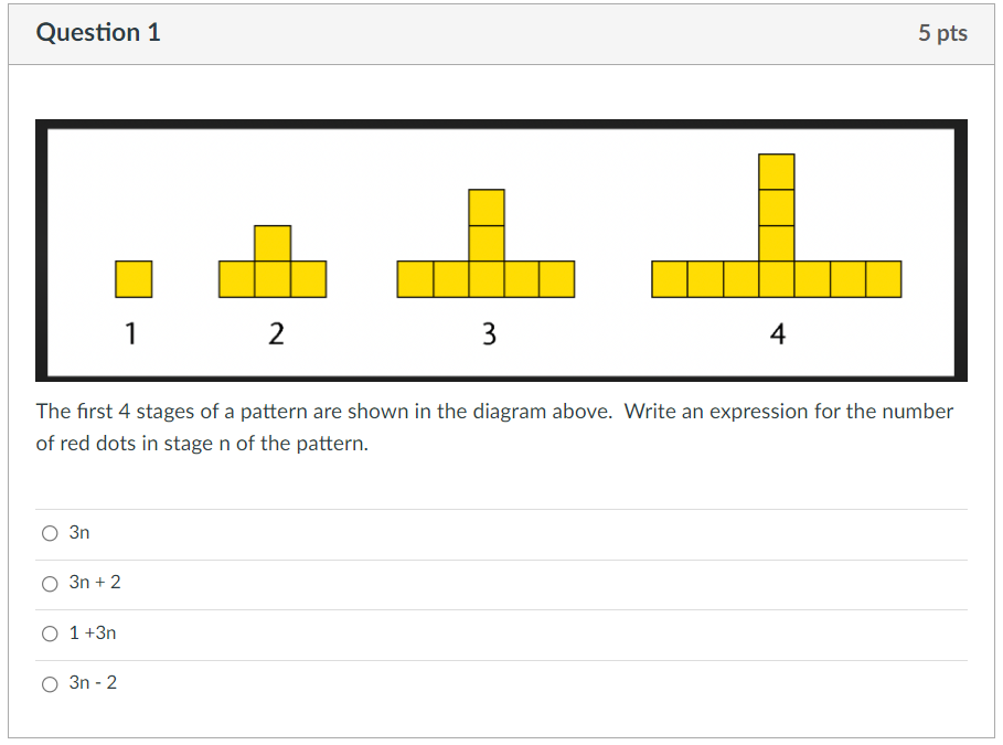 Solved Question 1 5 pts 1 2 3 4 The first 4 stages of a | Chegg.com
