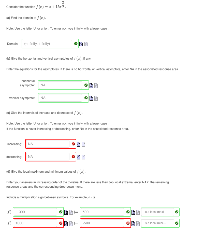 Solved Consider The Function F X X 15x32 A Find The
