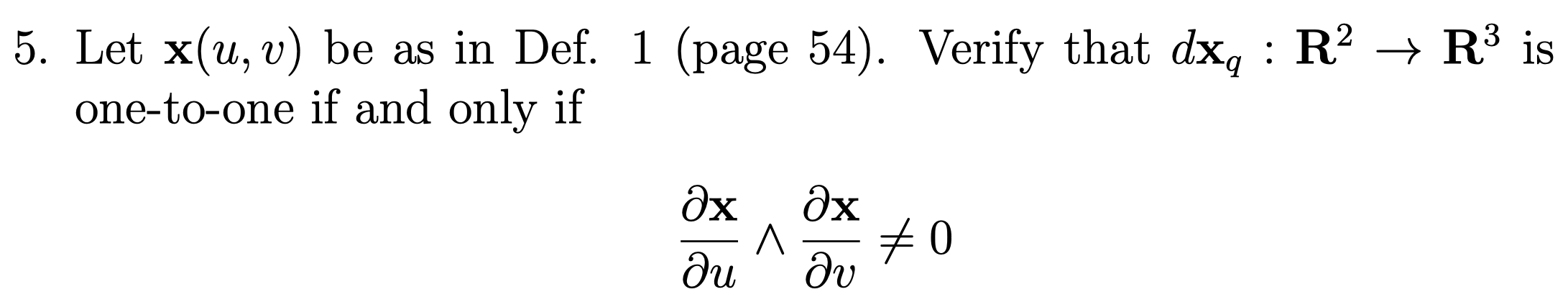 Solved 5. Let x(u,v) be as in Def. 1 (page 54 ). Verify that | Chegg.com