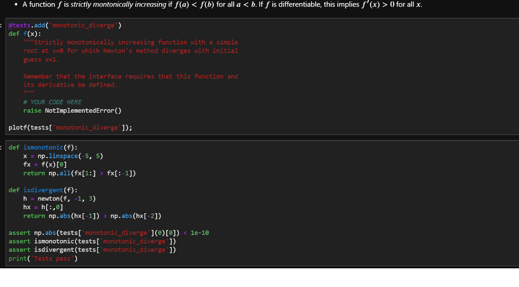 Solved A function f is strictly montonically increasing if | Chegg.com