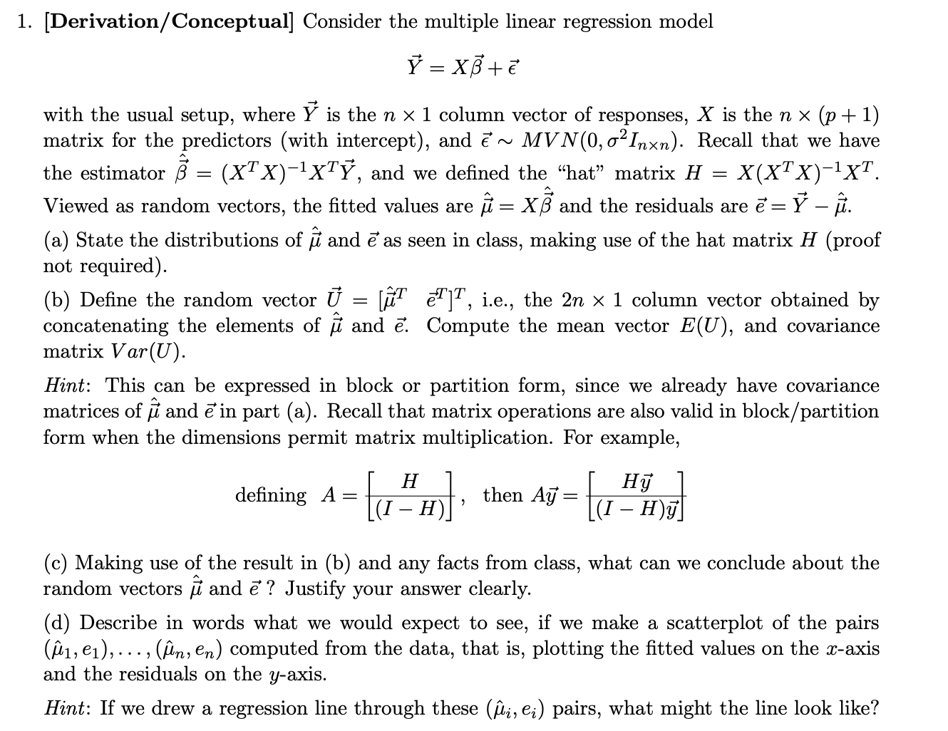 Solved 1. (Derivation/Conceptual] Consider the multiple | Chegg.com