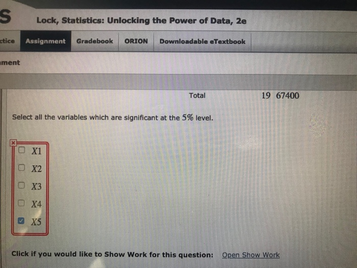 Solved s: Unlocking the Power of Data, 2e ELEM STATISTICS (F | Chegg.com