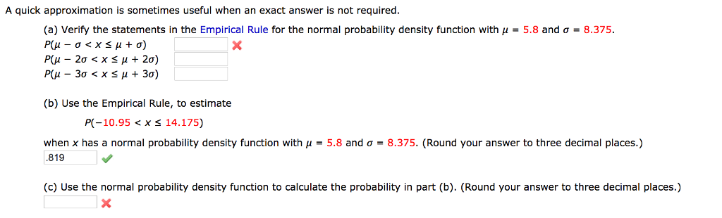 Solved A quick approximation is sometimes useful when an | Chegg.com