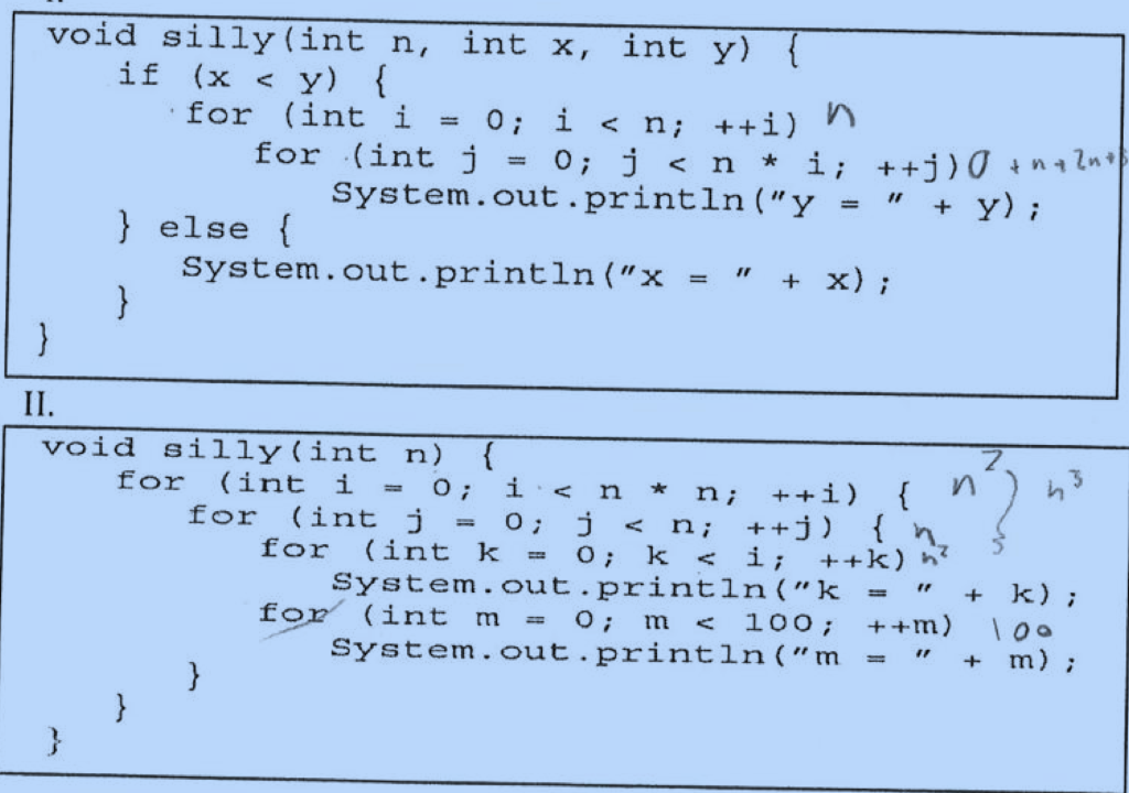 int x, * void silly (int n, int y) { if (x