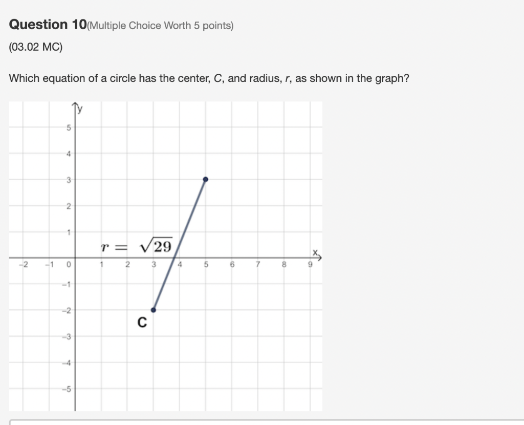 Solved Question 10 (Multiple Choice Worth 5 points) (03.02 | Chegg.com