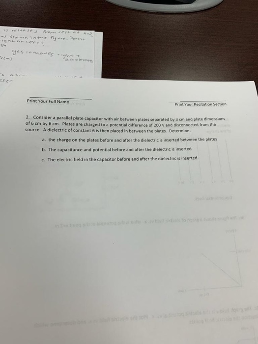 Solved verse frerer + as shown in the Agure. Dorche yes it | Chegg.com