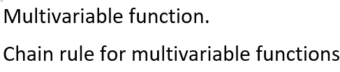 Solved Formula Chain Rule for Multivariable Functions If | Chegg.com