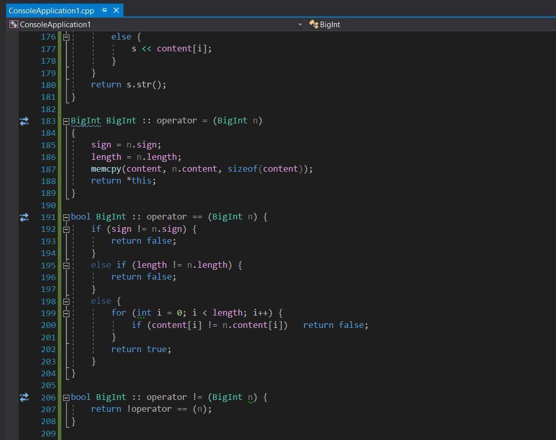 Solved I had asked previously for a BigInt C++ code | Chegg.com