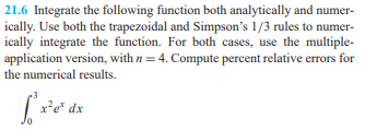 Solved This question is with matlab. Integrate the | Chegg.com