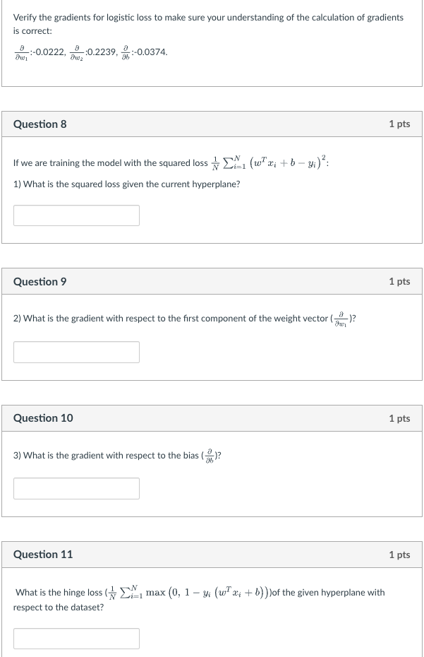 Consider the following dataset, | Chegg.com