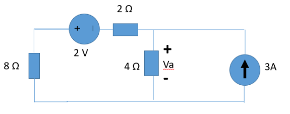 Solved Calculate the voltage Va by node analysis, please | Chegg.com Solved Calculate the voltage Va by node analysis, please | Chegg.com