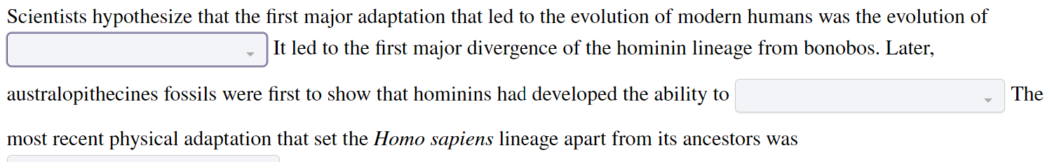 Solved Scientists hypothesize that the first major | Chegg.com
