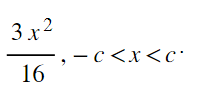 Solved For the following functions find the constant cc | Chegg.com