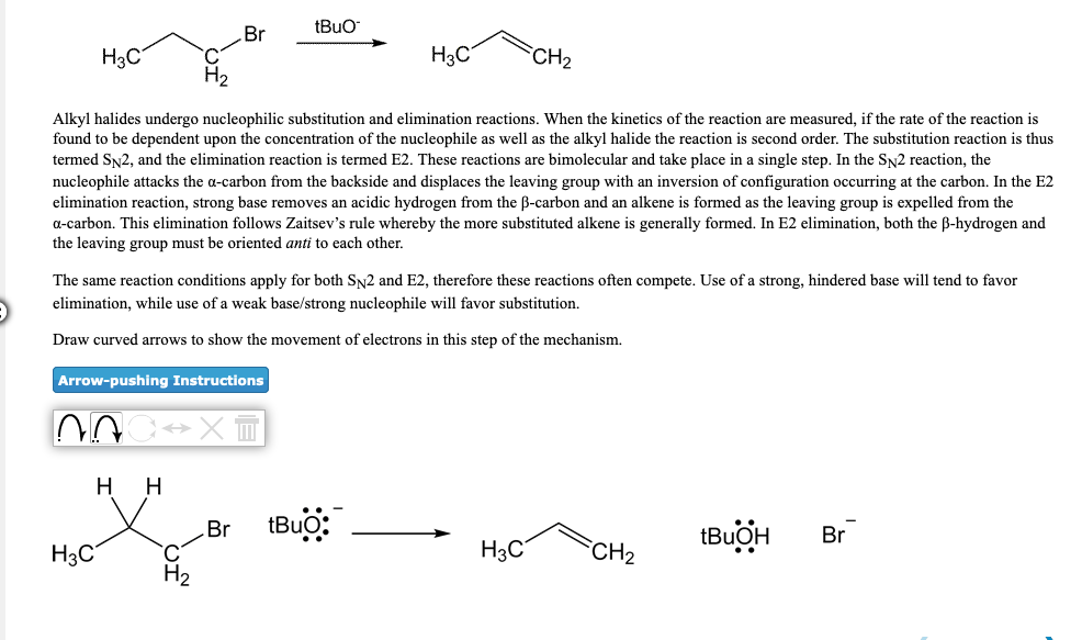 Solved Alkyl halides undergo nucleophilic substitution and | Chegg.com
