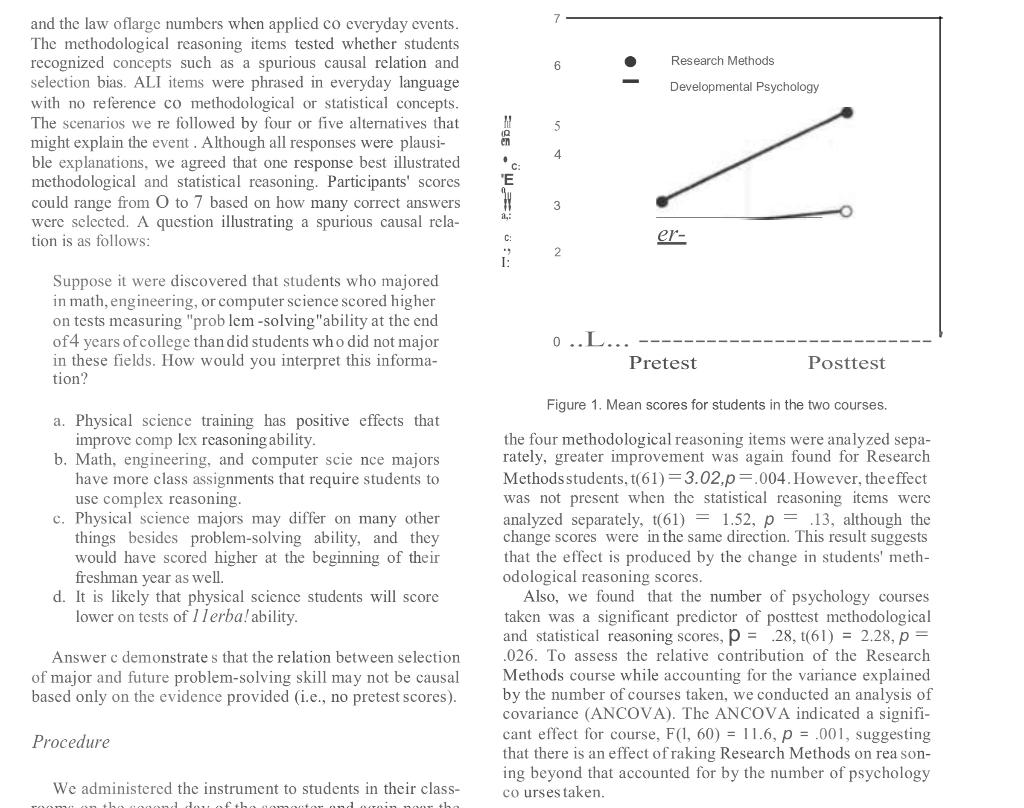 Solved Research Methods Developmental Psychology 5 and the | Chegg.com
