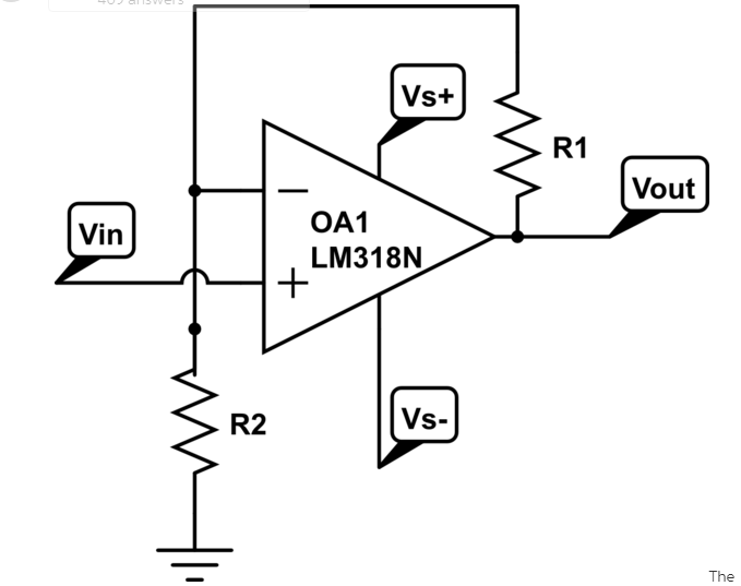 Solved what is the breadboard diagram for a non inverting | Chegg.com