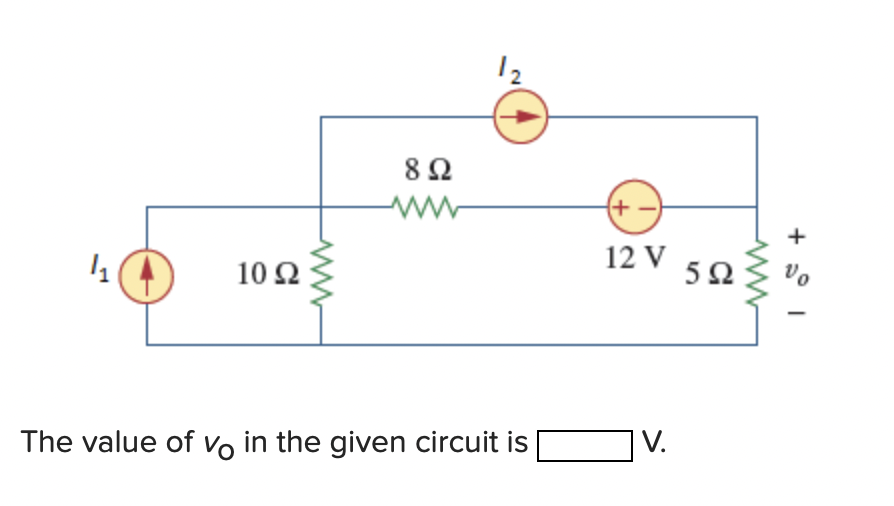 Solved Use superposition to find vo in the given circuit | Chegg.com